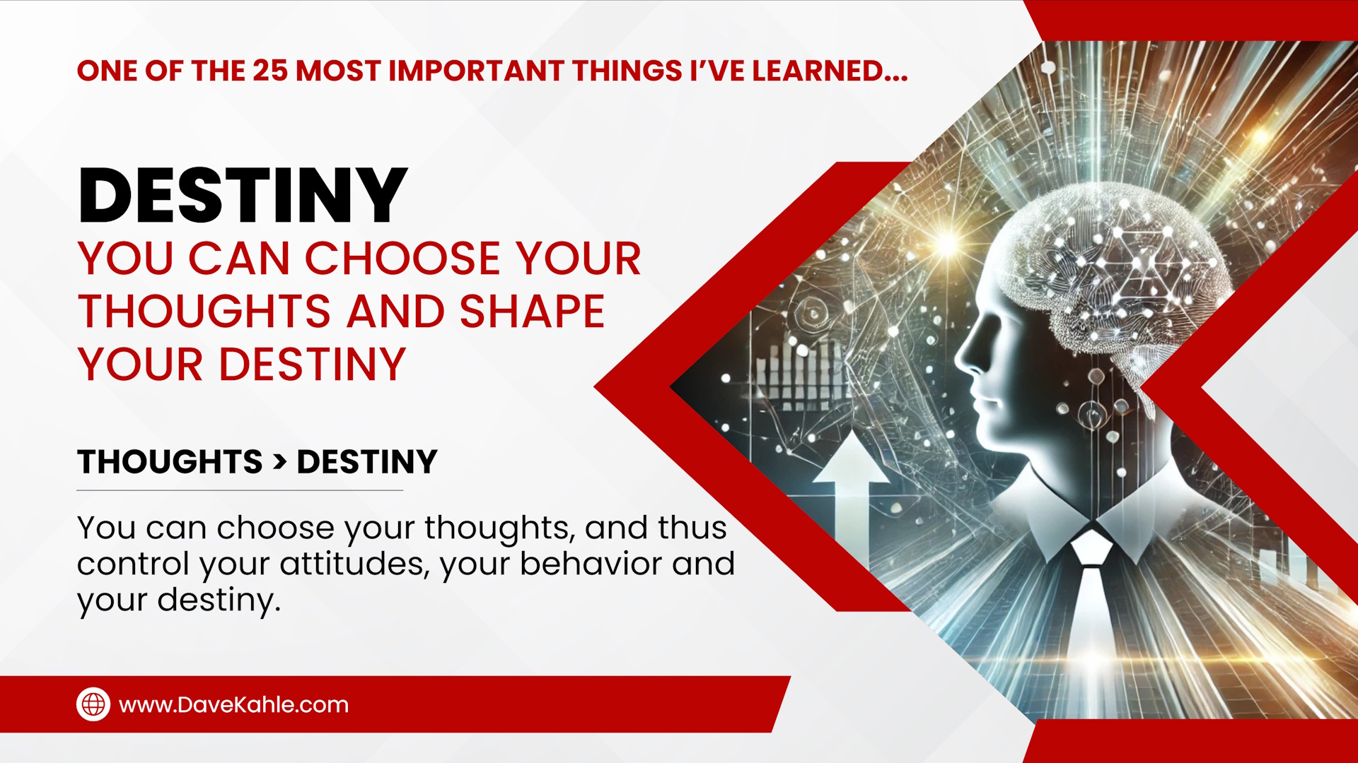 You Can Choose Your Thoughts and Shape Your Destiny (One of the 25 most ...